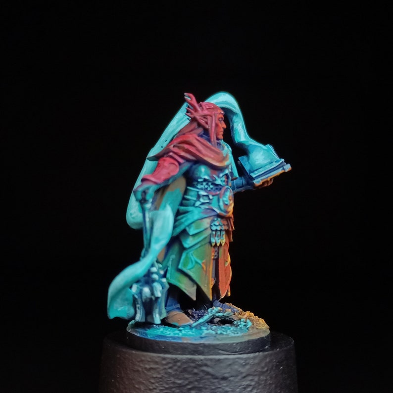 3d Printed Painted Mage Miniature Cleric Painted Paladin - Etsy