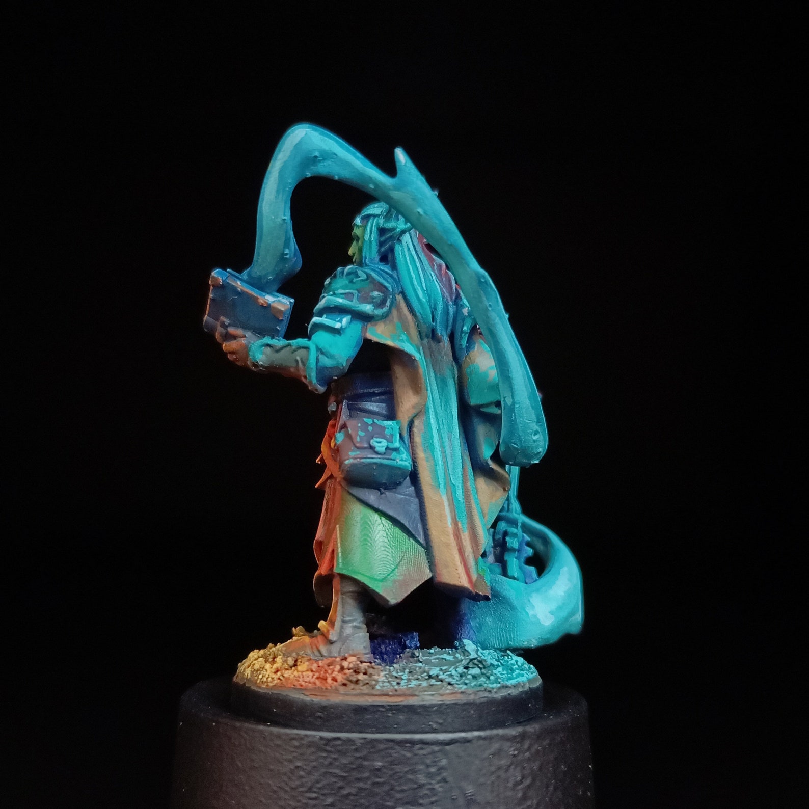 3d Printed Painted Mage Miniature Cleric Painted Paladin - Etsy