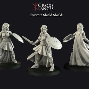Hoplite Woman Spear Woman Hoplite Warrior Sword Woman Hoplite 3D Print ...