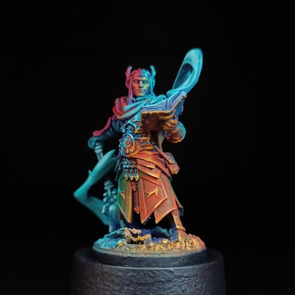 3d Printed Painted Mage Miniature Cleric Painted Paladin - Etsy