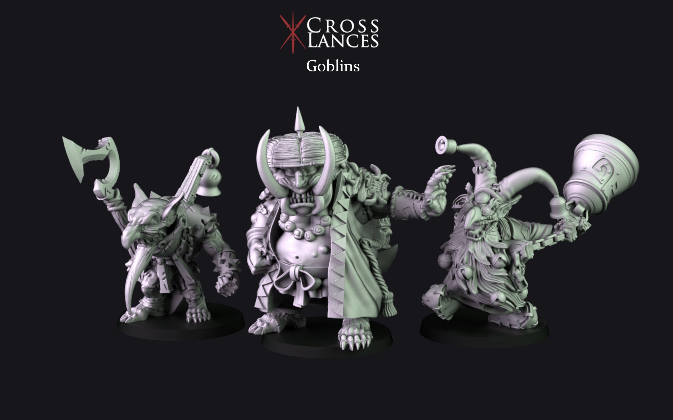 3d Print Goblin Miniatures Goblin Figure Dnd Goblin Pathfinder Goblin ...