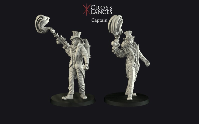 Buy2get1free Steampunk Adventurers Miniature 3d Print - Etsy