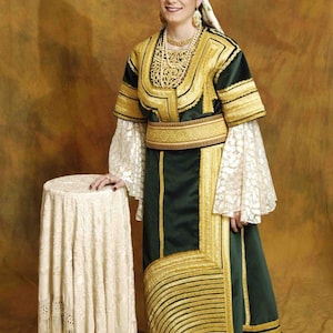 Moroccan Keswa El Kbira, Traditional Jewish Wedding Dress Hebrew Bridal ...