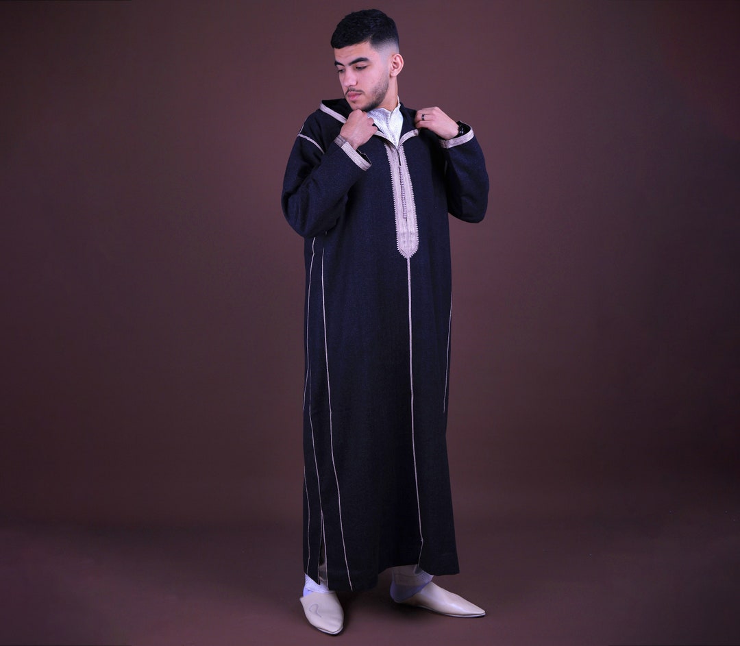 Kaftan for Men , Djellaba for Men , Morrocan Djellaba, Indoor Kaftan ...