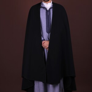 Handcrafted Moroccan Hooded Cloak - Traditional Wool Cloak - Handmade ...