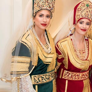 Moroccan Keswa El Kbira, Traditional Jewish Wedding Dress Hebrew Bridal ...