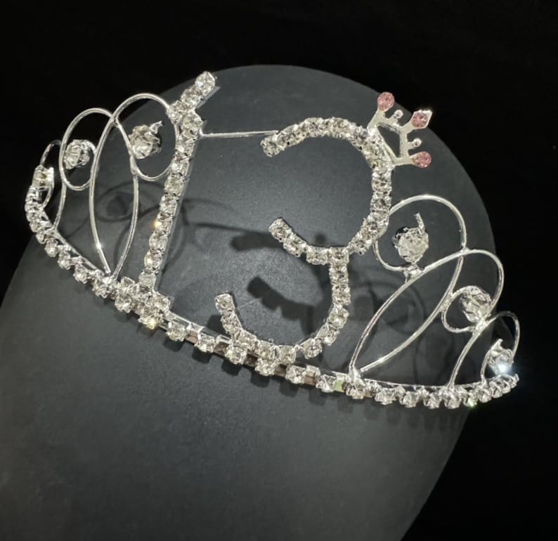 Silver 13th Birthday Crown,13th Birthday Tiara,13th Birthday Gift for ...