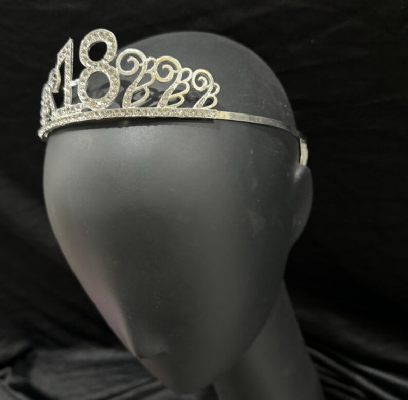Silver 18th Birthday Crown 18th Birthday Tiara,18th Birthday Gift for ...