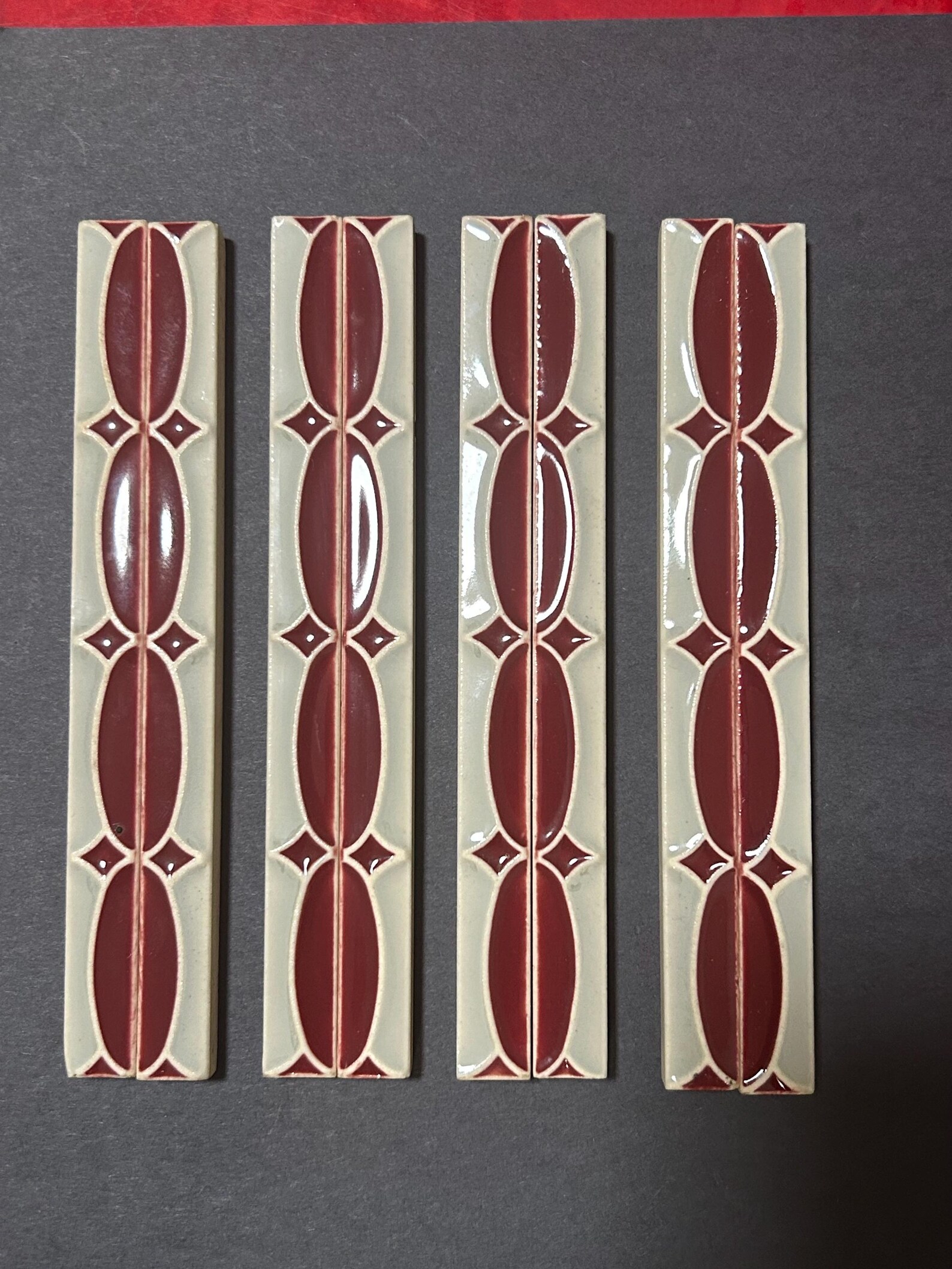 1930’s-1940’s Vintage Art Deco Liner Tiles by International Tile ...