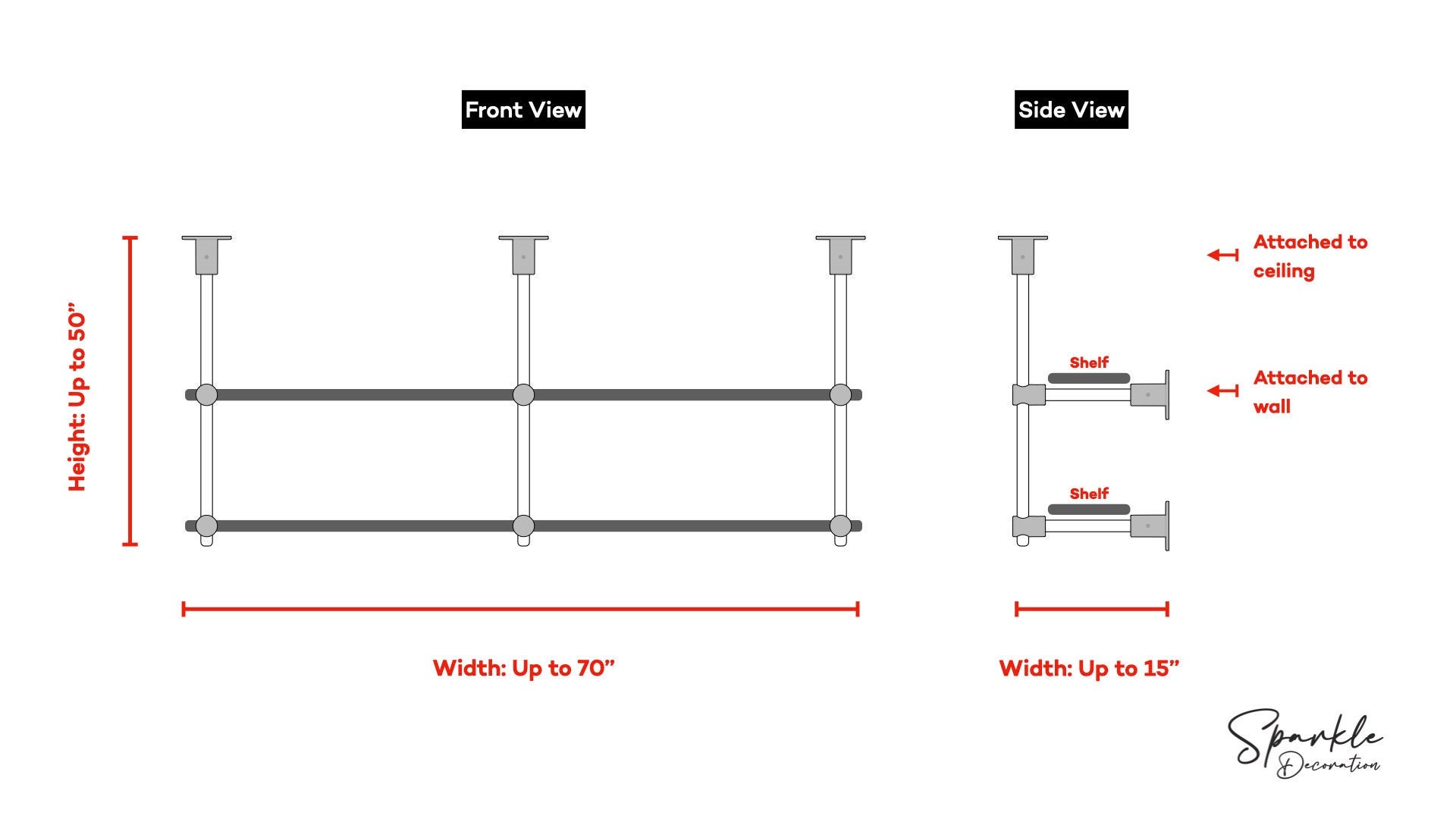 Customized Bistro Bar. up to 50'' Height - Etsy