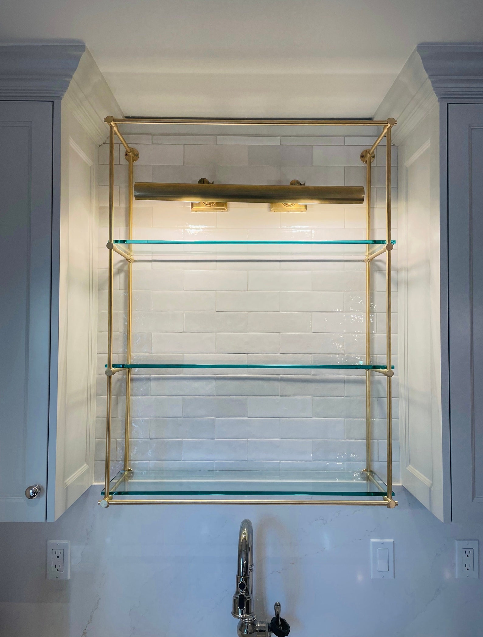 TYPE C Customized Brass Shelf Brass Shelving Unit Brass - Etsy