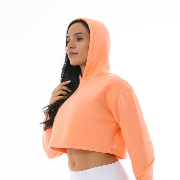 Workout Cropped Hoodie - Etsy