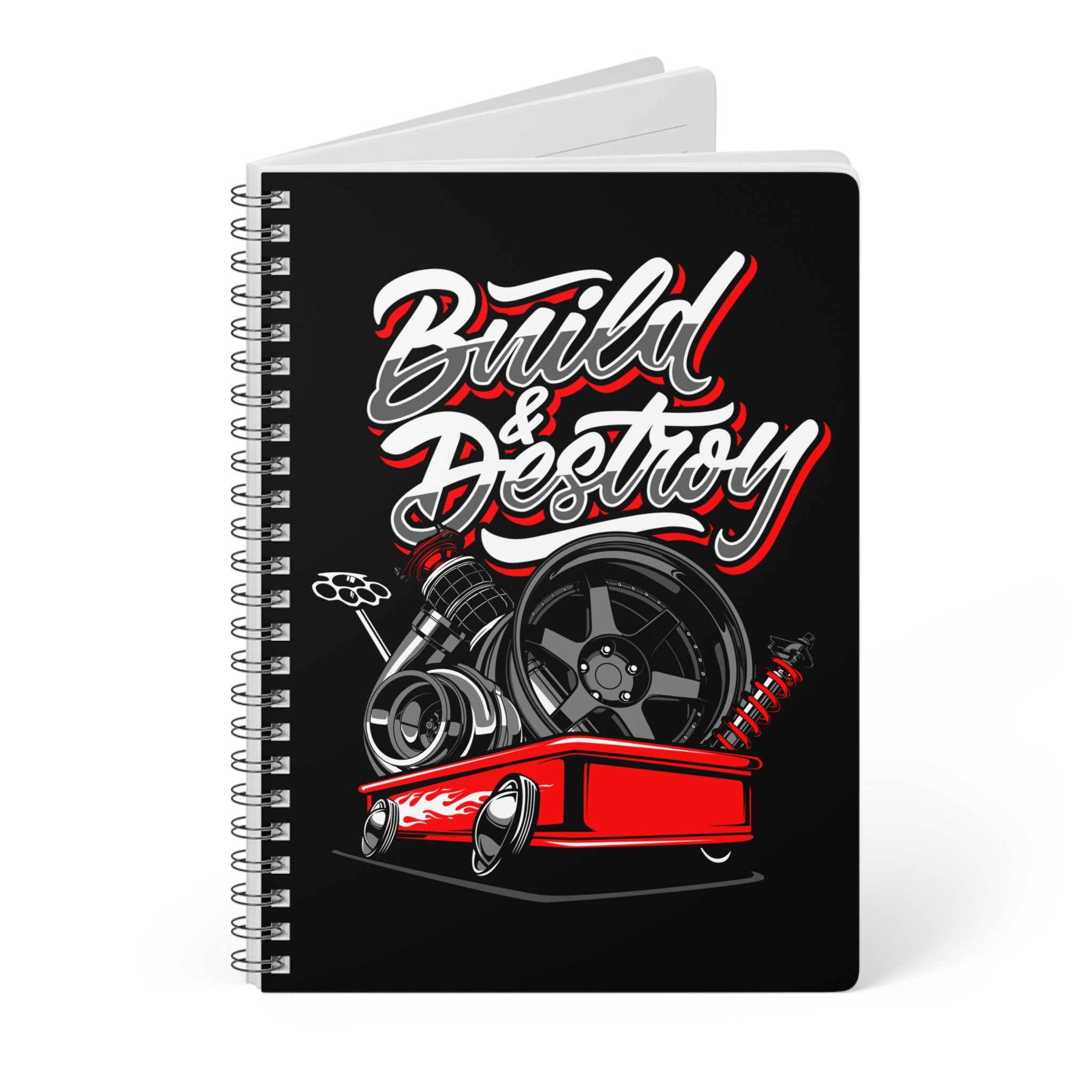Build and Destroy Wirobound Softcover Notebook, A5 - Etsy