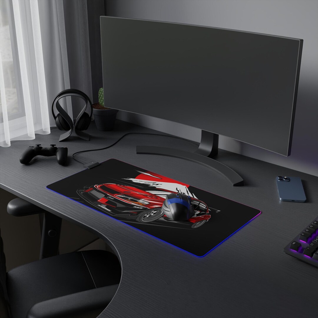 Mitsubishi Evo 8 JDM LED Gaming Mouse Pad - Etsy