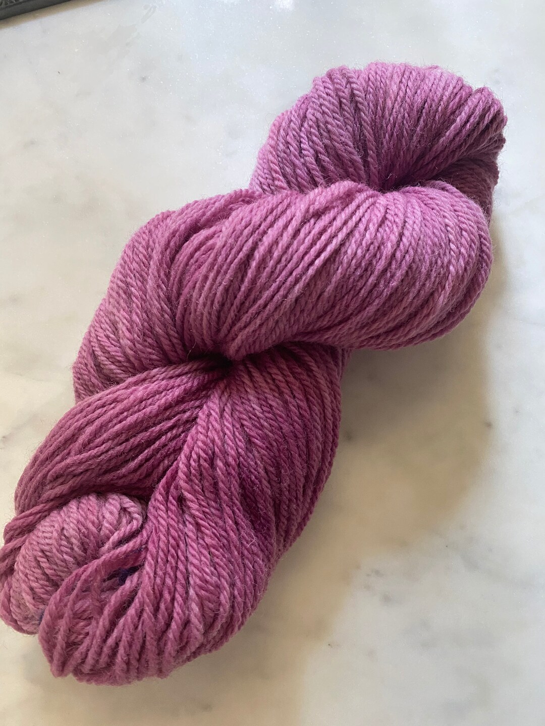 Cochineal Naturally-dyed Wool Yarn Purple - Etsy