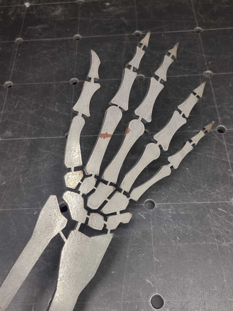 DXF File, Skelett Hand-Arm (Plasmacut, Lasercut) - Etsy.de