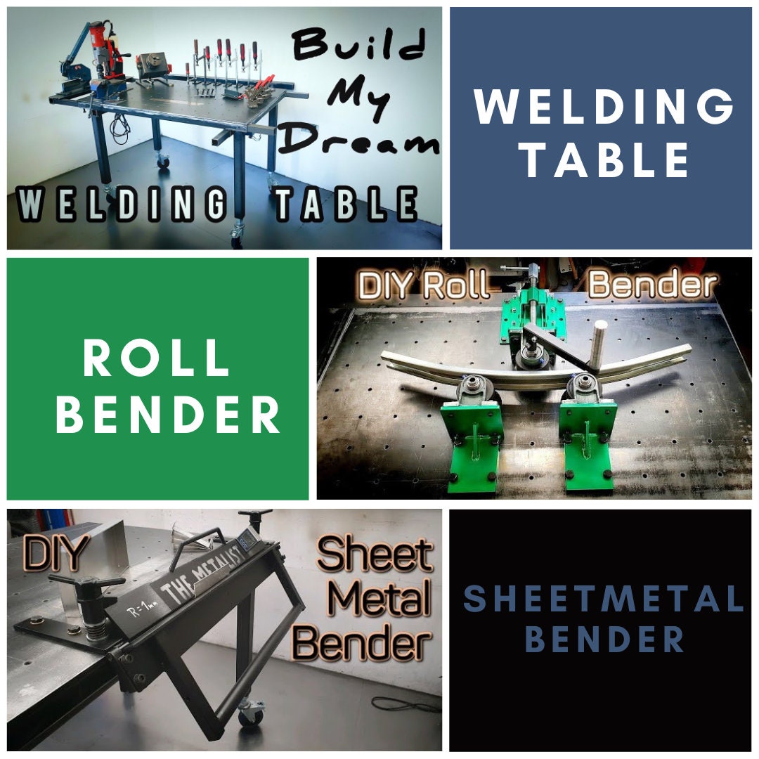 Bundle: Welding Table, Sheetmetal Bender and Round Bender - Etsy