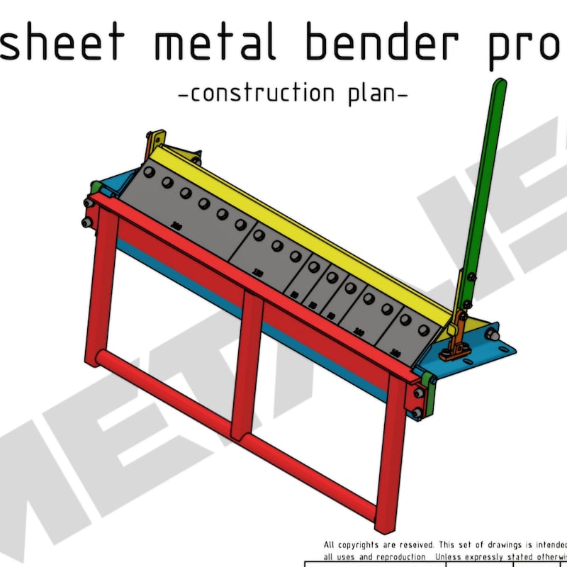Sheet Metal Bender Dxf - Etsy