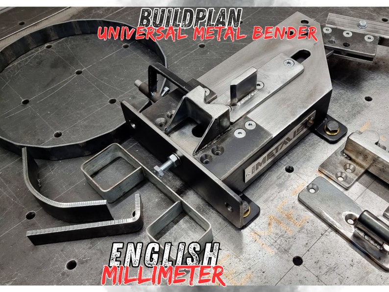 Plans for a Universal Metal Bender in Millimeters (english) - Etsy