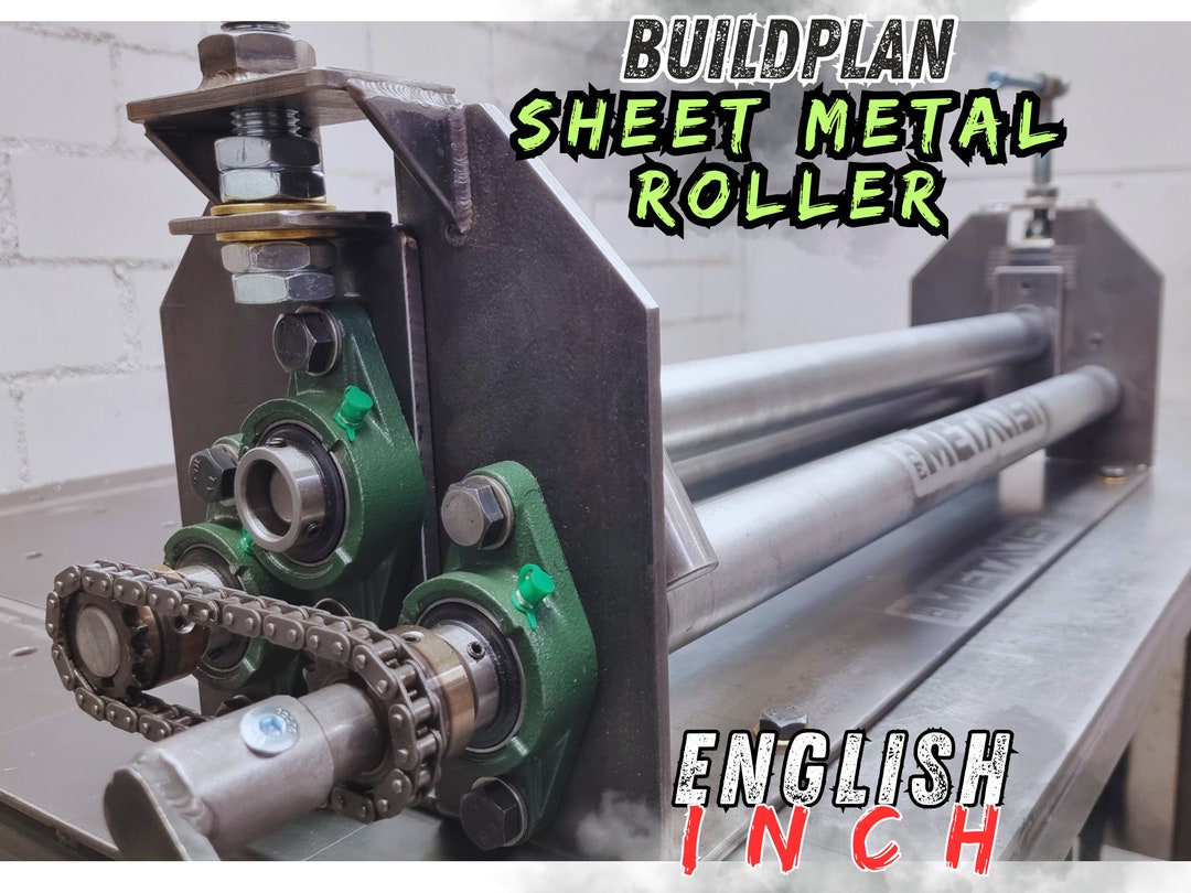 Plans for Sheet Metal Roller Bender, English in Inch - Etsy