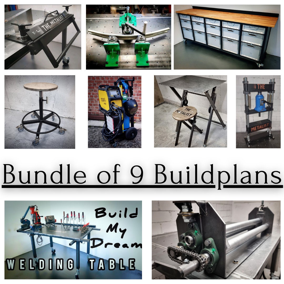 Bundle of 9 Build Plans - Etsy