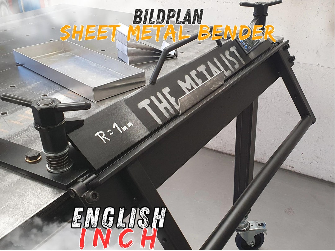 Plans for a DIY Sheet Metal Bender in Inch, English - Etsy
