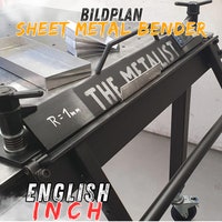 Plans for Sheet Metal Roller Bender, English in Inch - Etsy