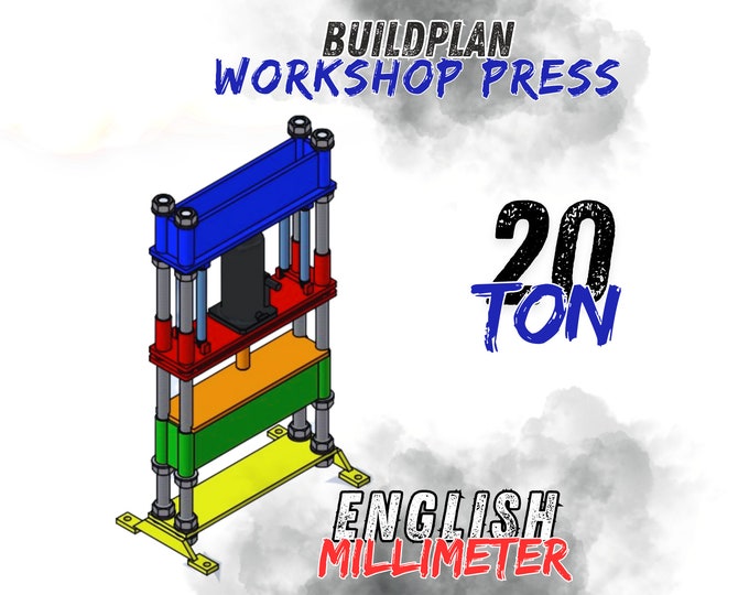 24 Ton Hydraulic Press Build Instructions, Plans - Etsy Canada