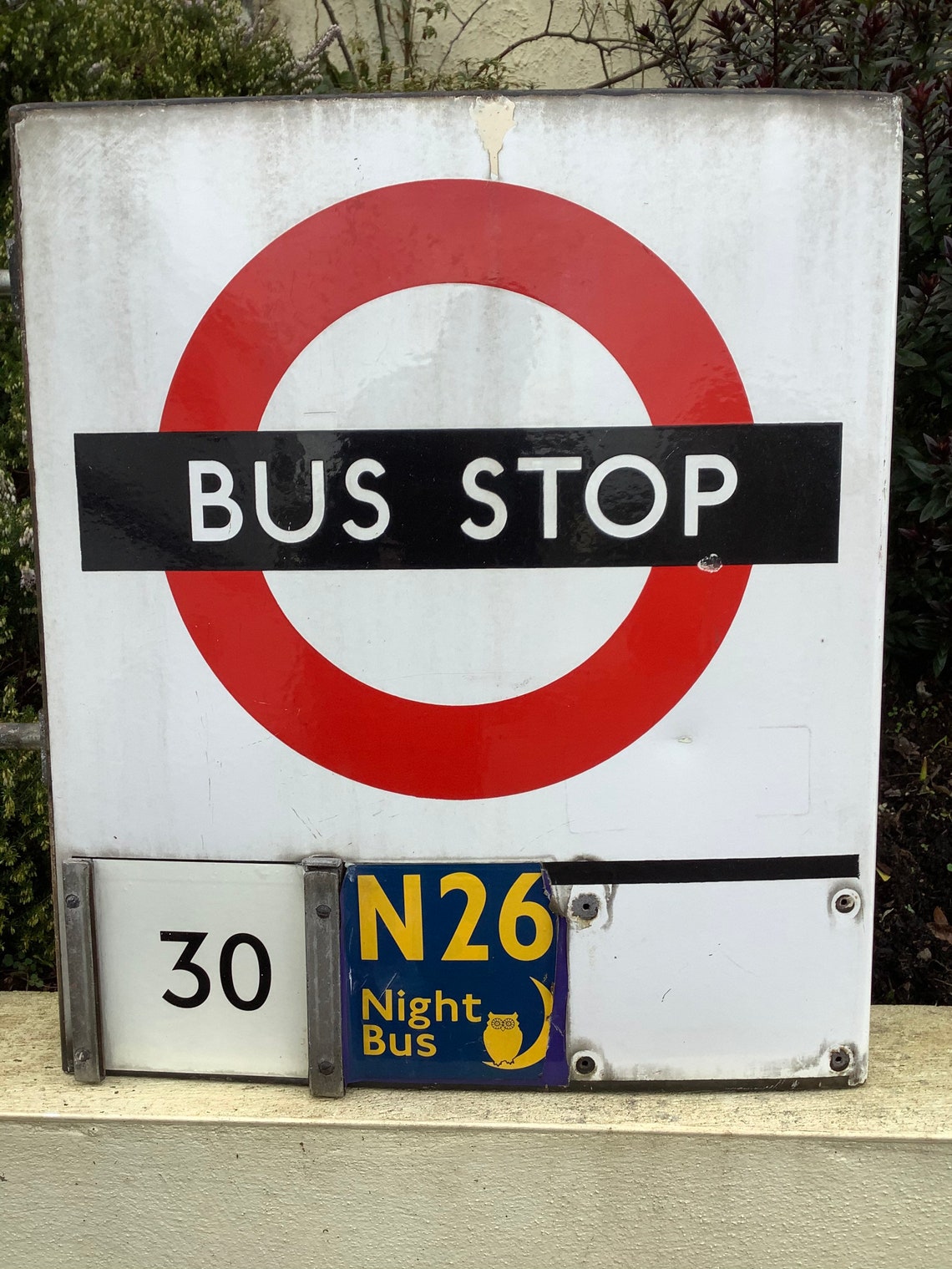 London Transport Bus Stop sign original and rare | Etsy