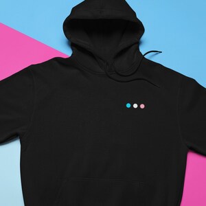 Subtle Trans Hoodie, Trans Hoodie, Trans Men Hoodie, Trans Women Hoodie ...