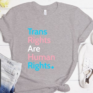Trans Rights Are Human Rights T-shirt Transman T-shirt - Etsy