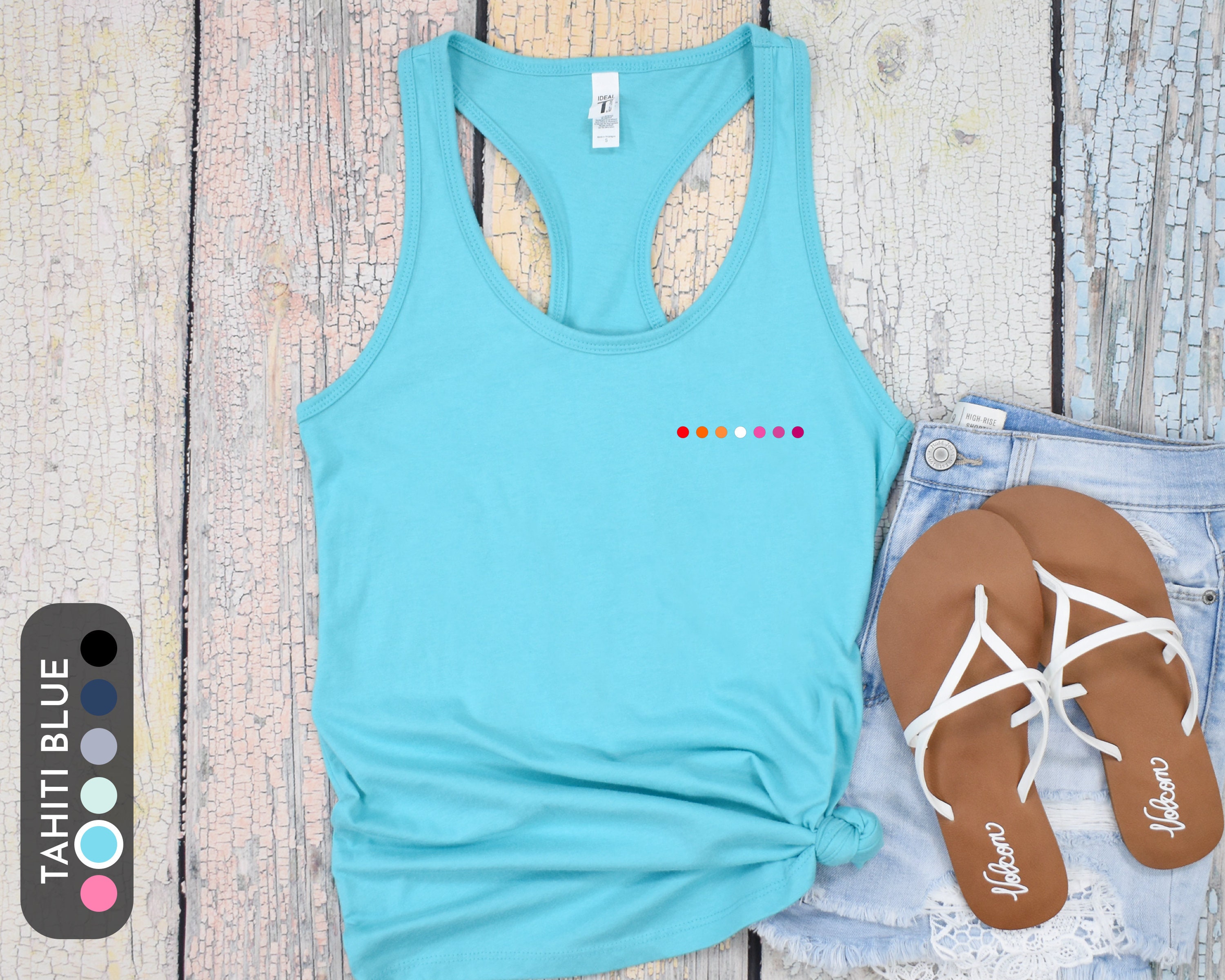 Subtle Lesbian Tank Top Cute Lesbian Pretty Lesbian Etsy