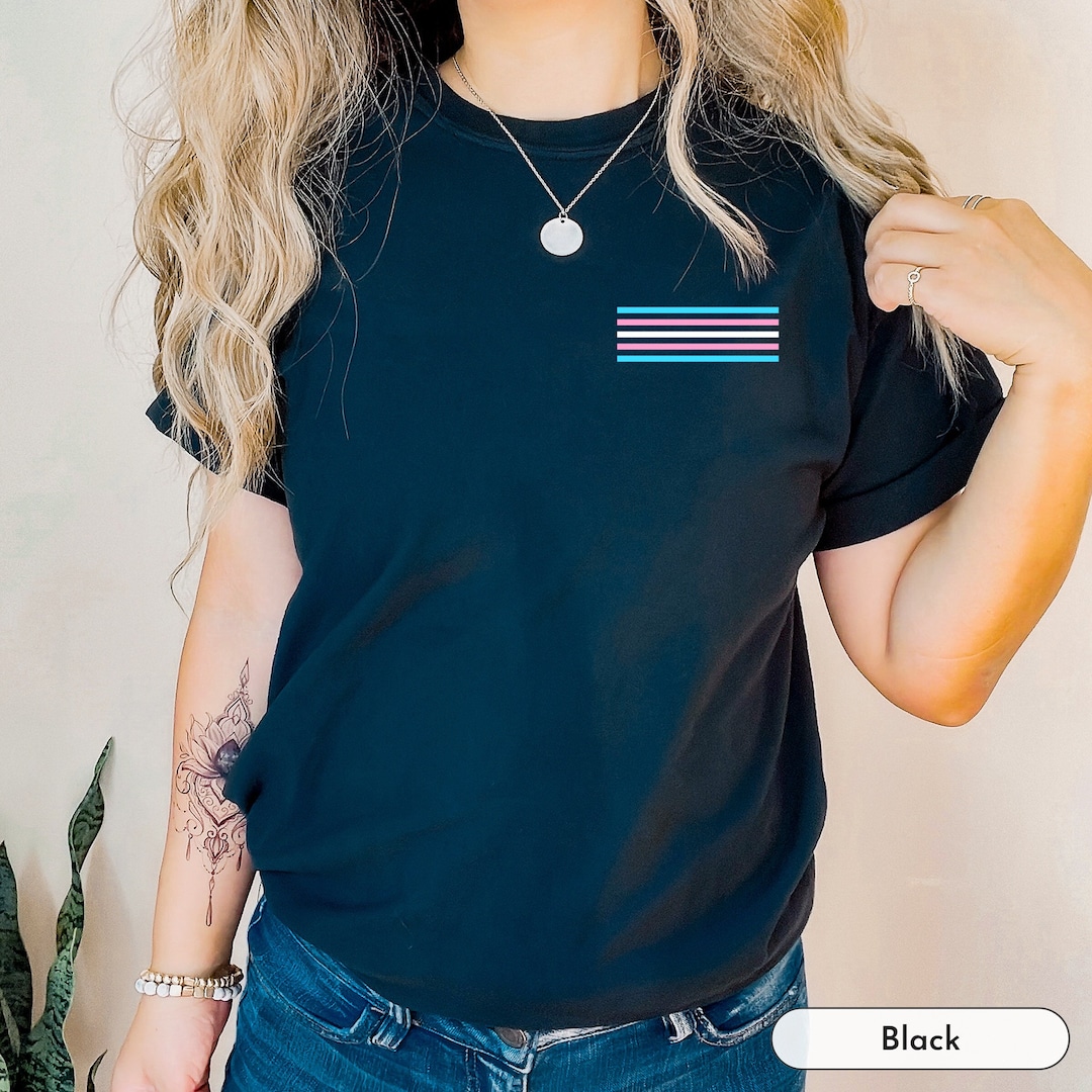 Comfort Colors Subtle Trans Shirt Trans Pride Shirt Trans Tshirt ...