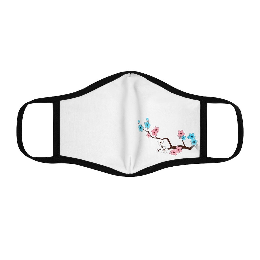 Trans Mask Light Sakura, Trans Face Mask, Trans Pride, Trans Rights ...
