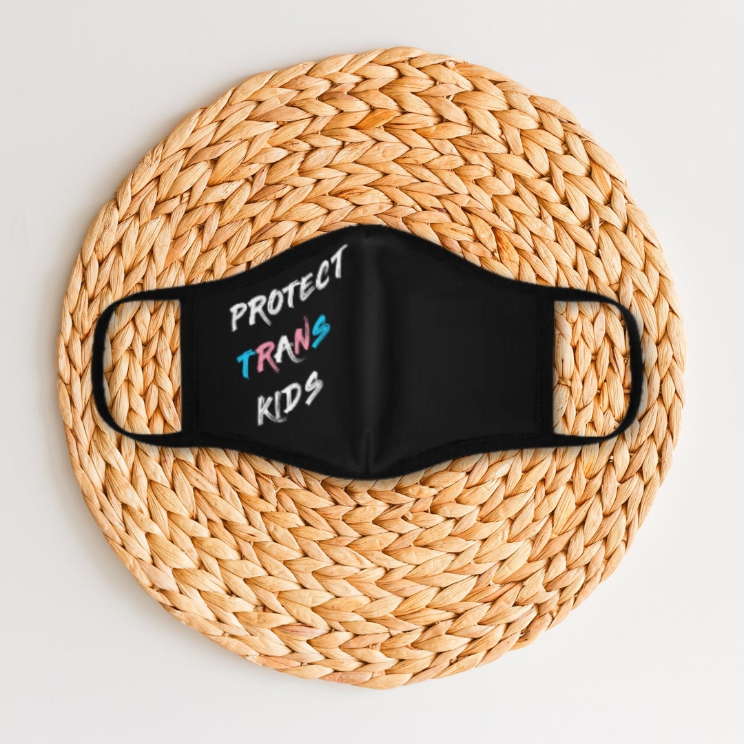 Protect Trans Kids Face Mask Nonbinary Face Mask LGBTQ Mask - Etsy