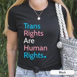 Trans Rights Are Human Rights T-shirt, Trans Shirt, Trans Pride, Trans ...