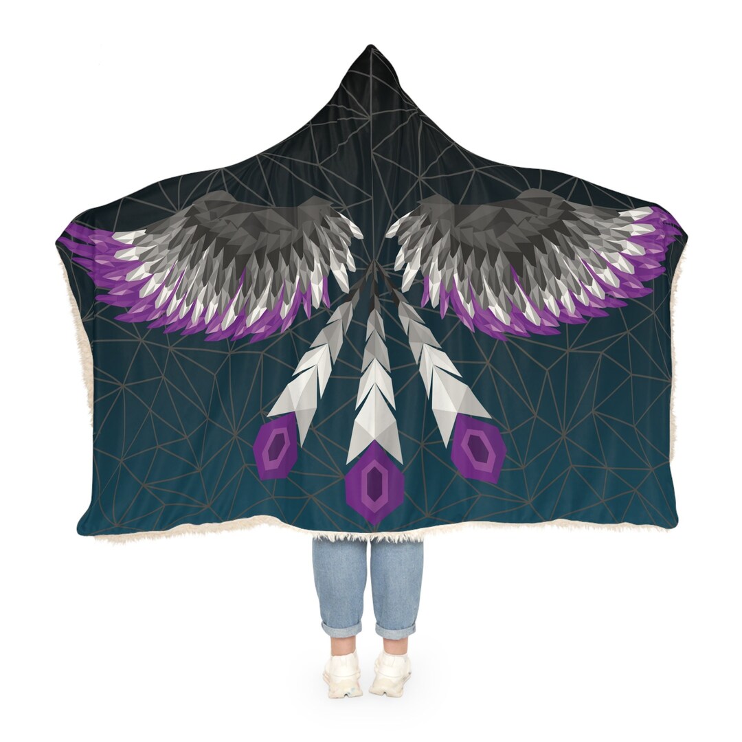 Polygon Wings Asexual Blanket Ace Pride LGBTQ Asexual - Etsy