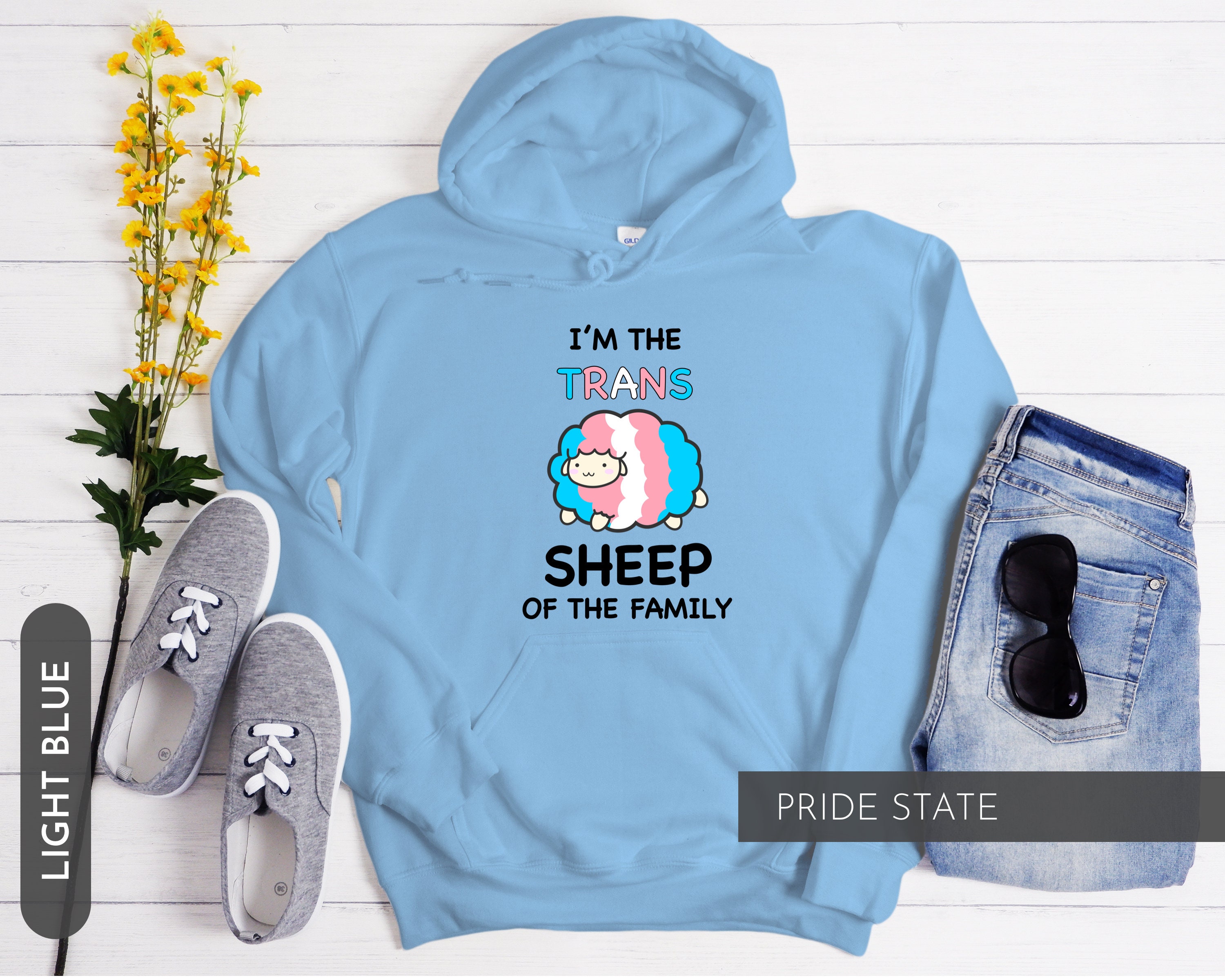 I'm the Trans Sheep of the Family Hoodie Trans Pride | Etsy