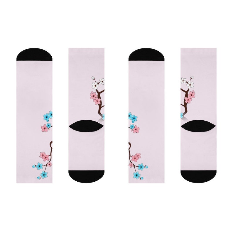 Sakura Trans Sock Cute Trans Pride Subtle Trans Fashion Trans - Etsy