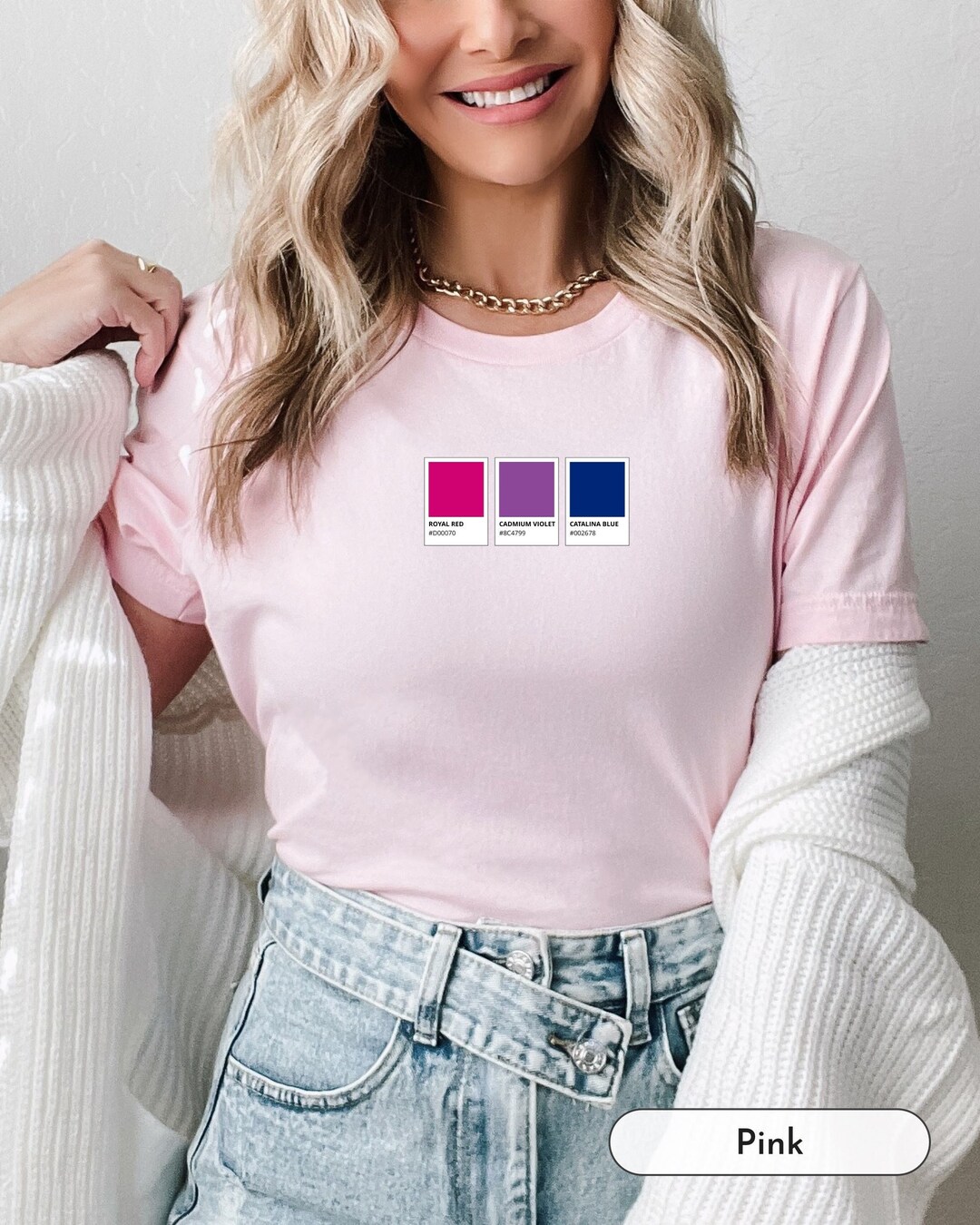 Color Palette Bisexual Shirt Bisexual Pride Shirt Bisexual - Etsy
