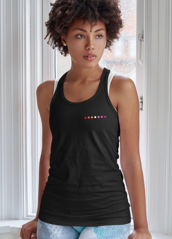 Subtle Lesbian Tank Top Cute Lesbian Pretty Lesbian Etsy