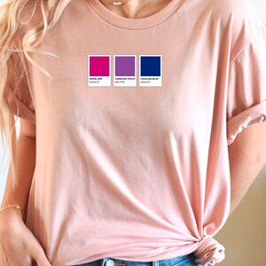 Color Palette Bisexual Shirt Bisexual Pride Shirt Bisexual - Etsy