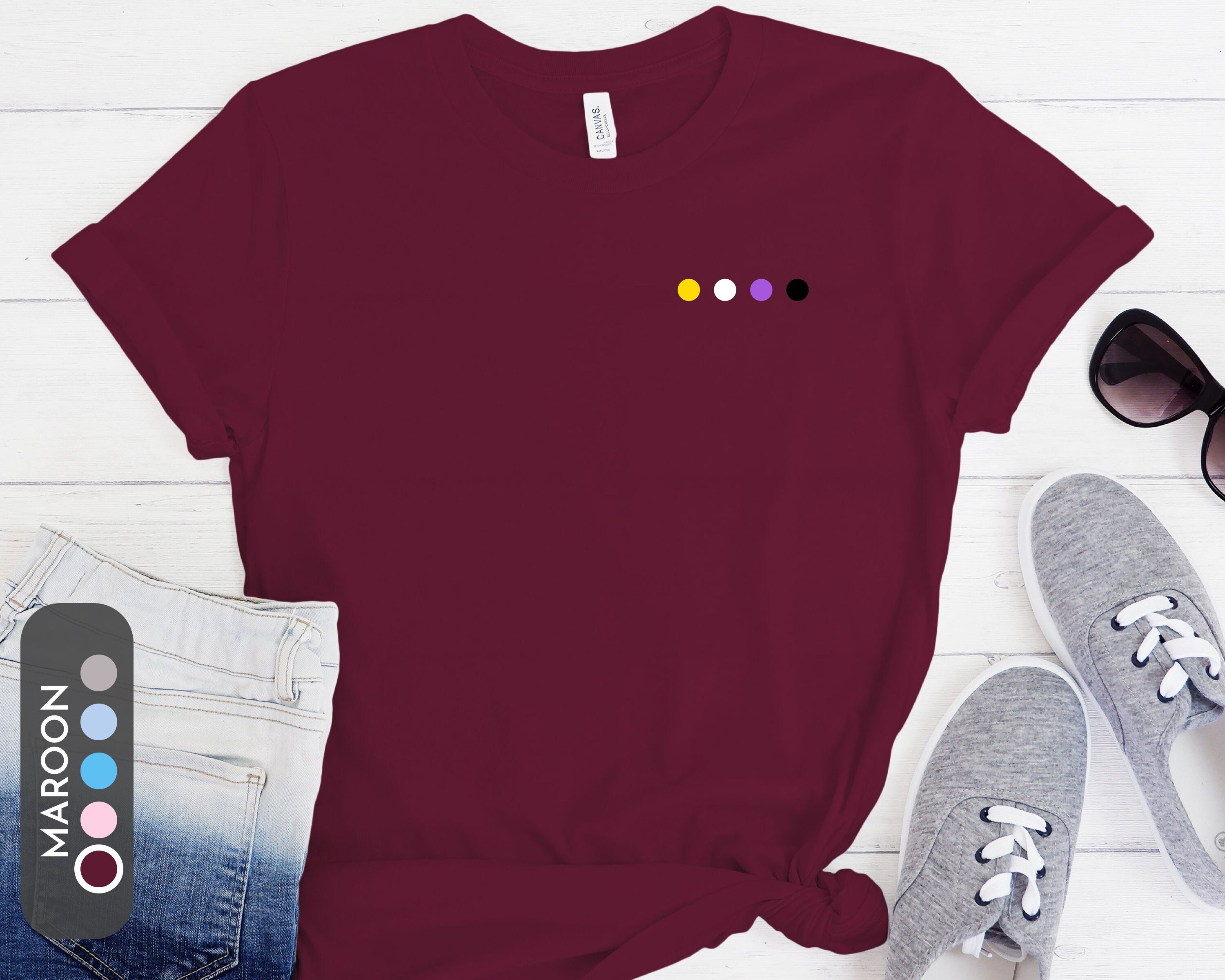 Subtle Enby Shirt Subtle Nonbinary Shirt Nonbinary Shirt | Etsy