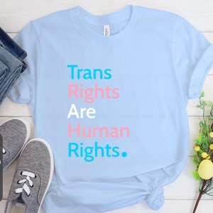 Trans Rights Are Human Rights T-shirt Transman T-shirt - Etsy