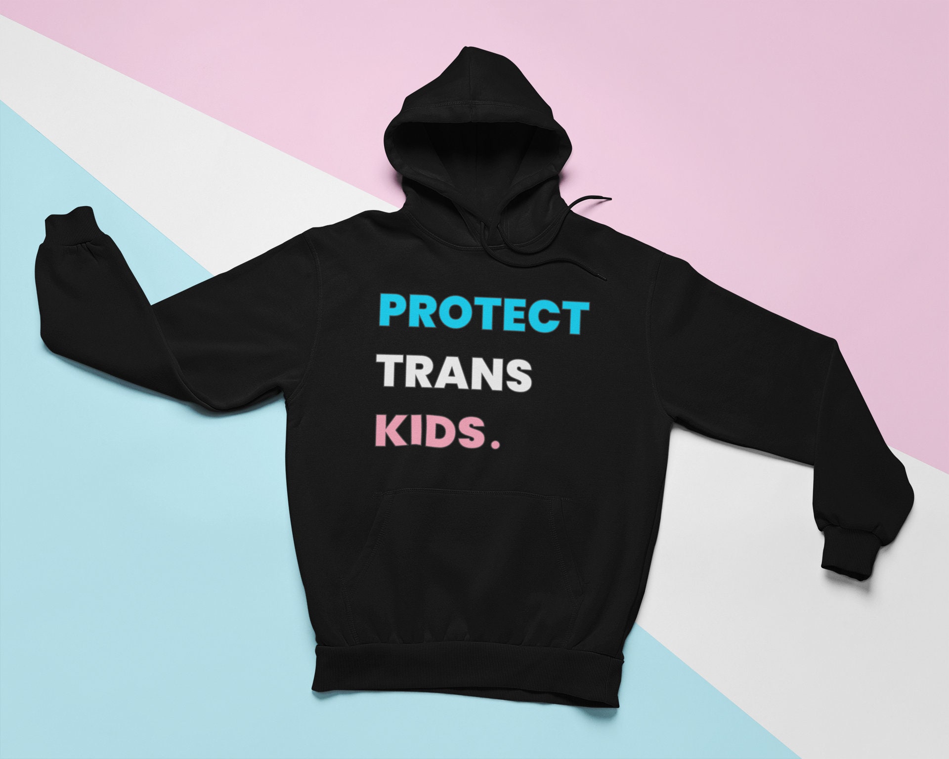 Protect Trans Kids Hoodie Trans Hooded Sweater Trans women | Etsy