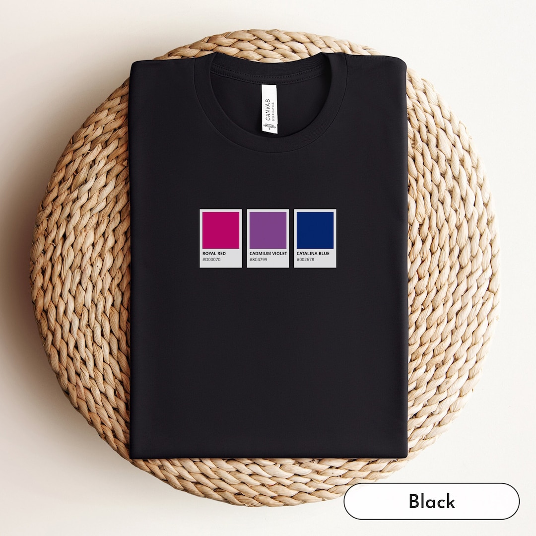 Color Palette Bisexual Shirt, Bisexual, Bisexual Pride, Bisexual Gifts ...