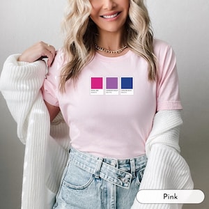 Color Palette Bisexual Shirt, Bisexual, Bisexual Pride, Bisexual Gifts ...