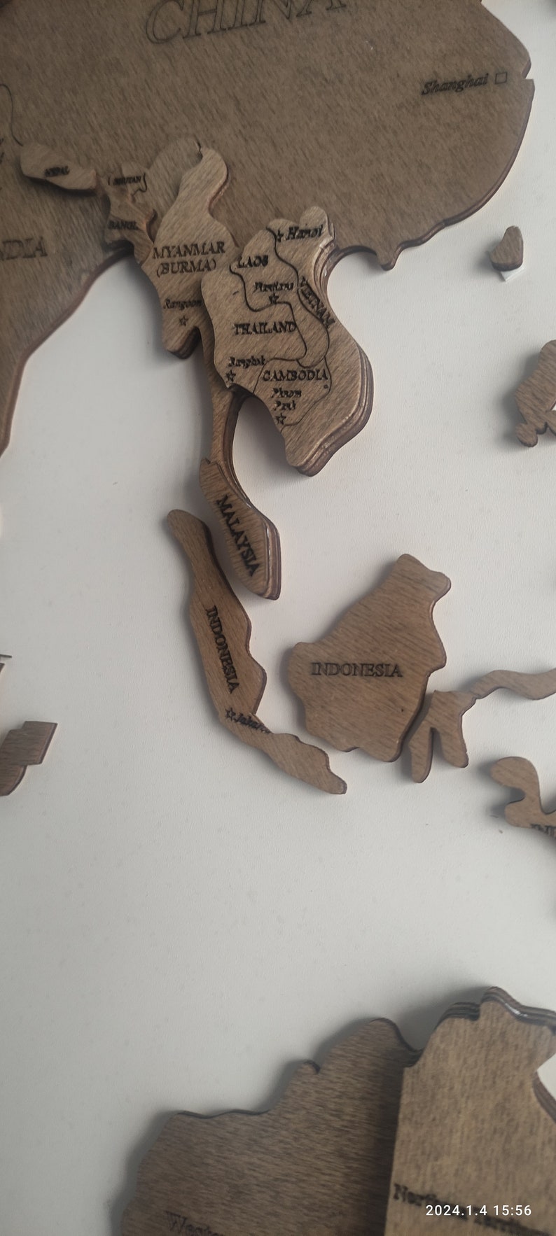 3D WOODEN WALL MAPS - Etsy