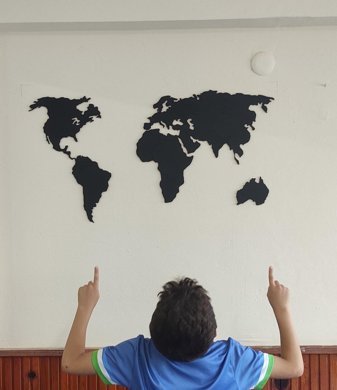 Customizable World Map Personalized Travel Map, Push Pin Map, Wall Art ...