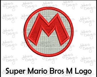 Super Mario Logo M | Etsy